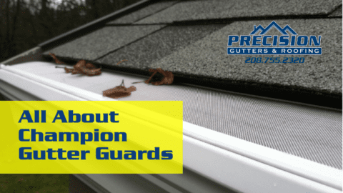 All About Champion Gutter Guards - Precision Gutters and Roofing